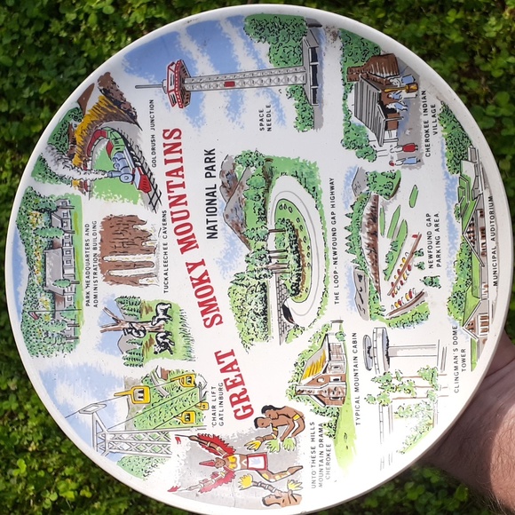 Dining | Great Smoky Mountains National Park Plate Vintage Gatlinburg ...
